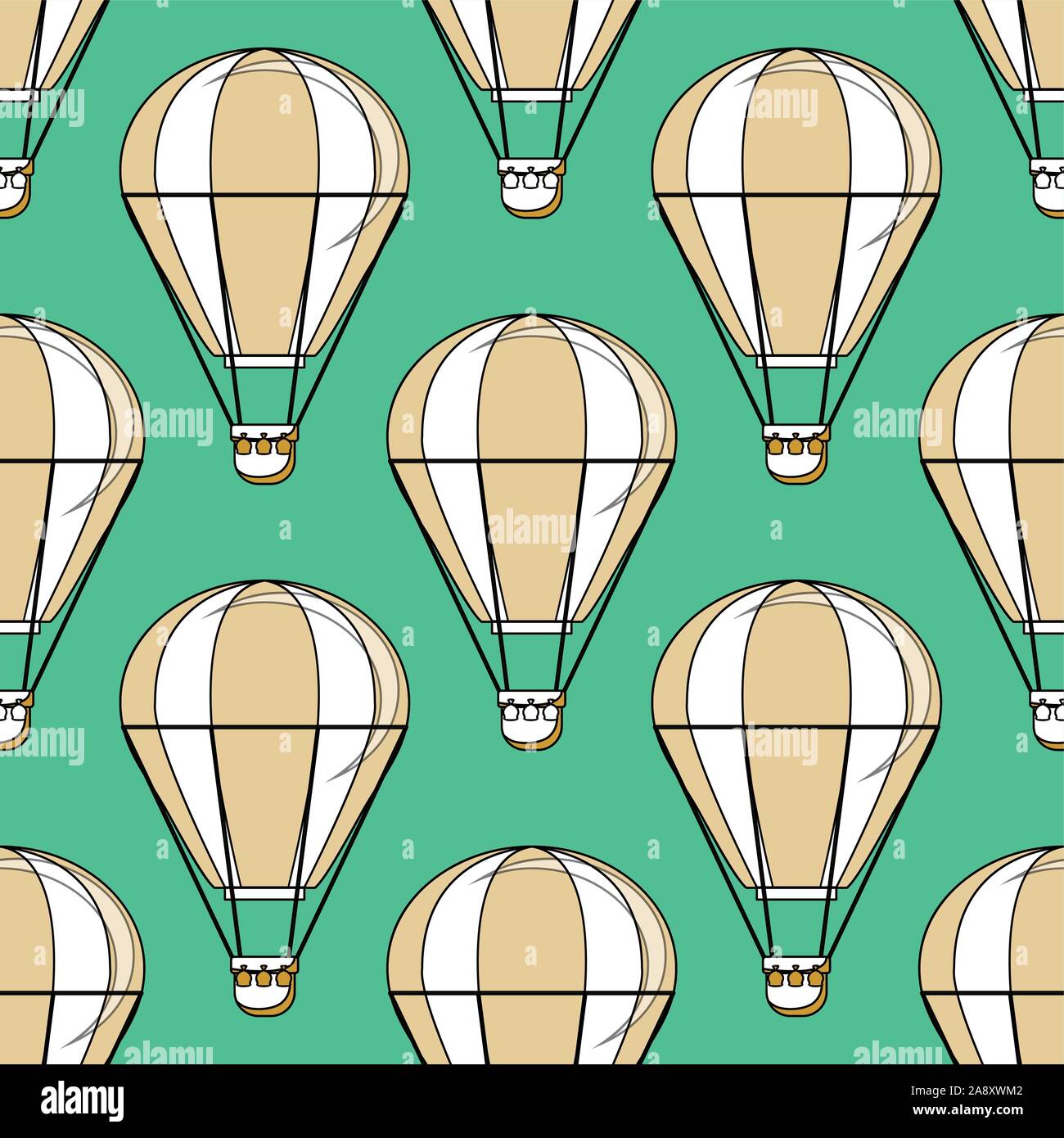 air balloons seamless pattern Stock Vector Image & Art - Alamy