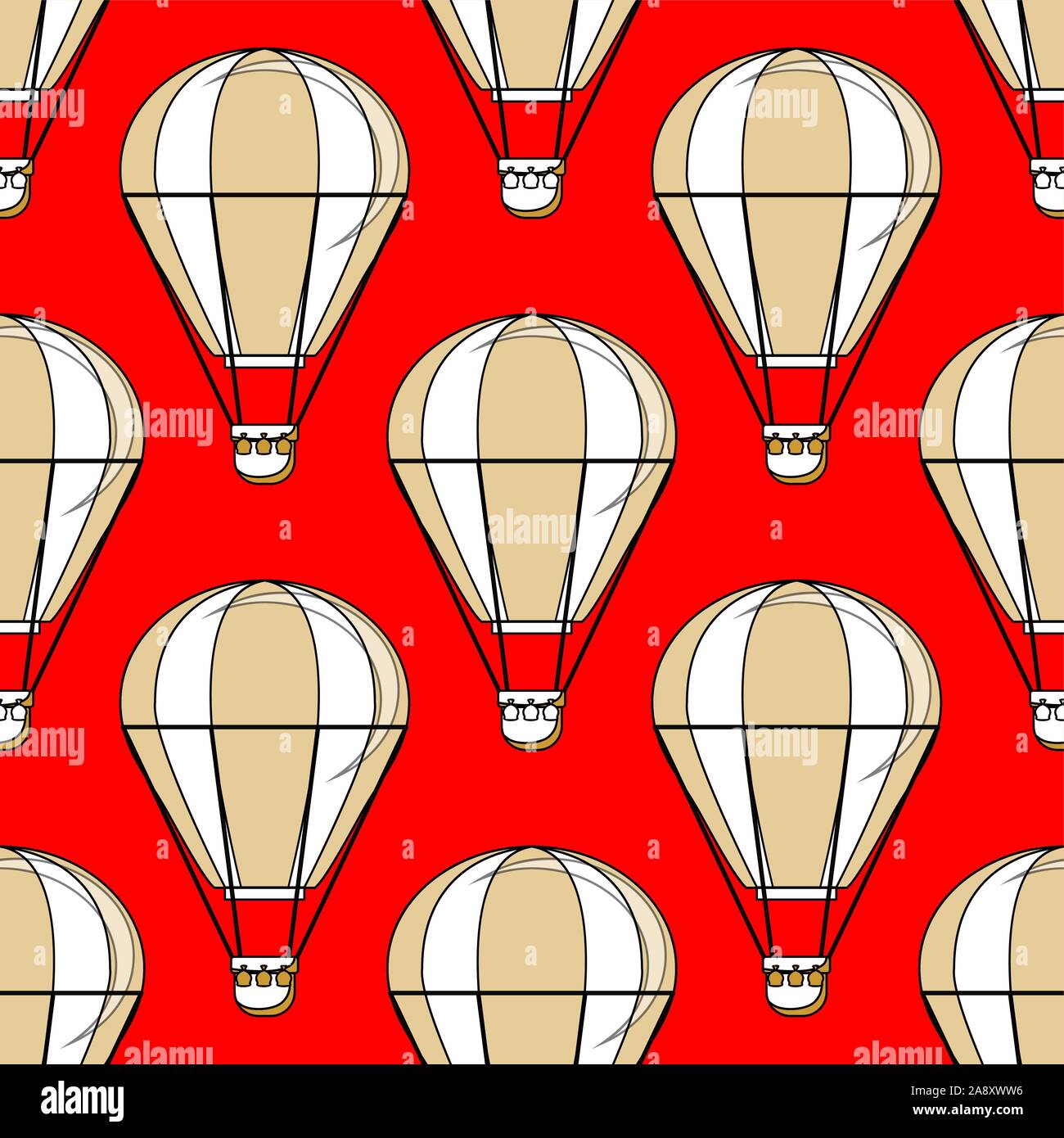 air balloons seamless pattern Stock Vector Image & Art - Alamy