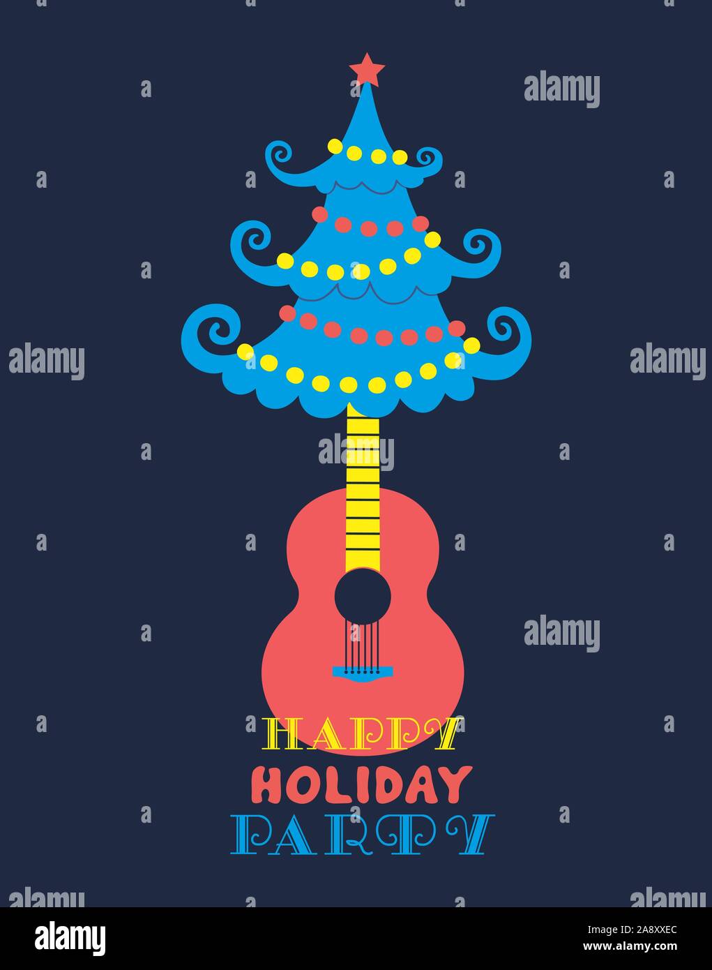 Scandinavian christmas music Stock Vector Images - Alamy