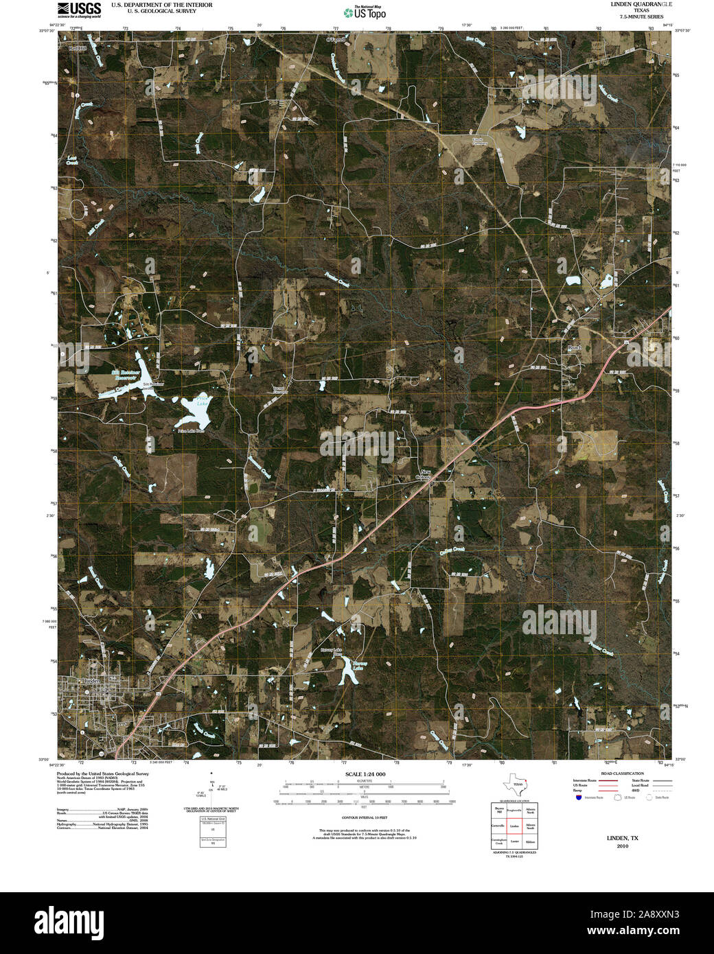 Map of linden Cut Out Stock Images & Pictures - Alamy