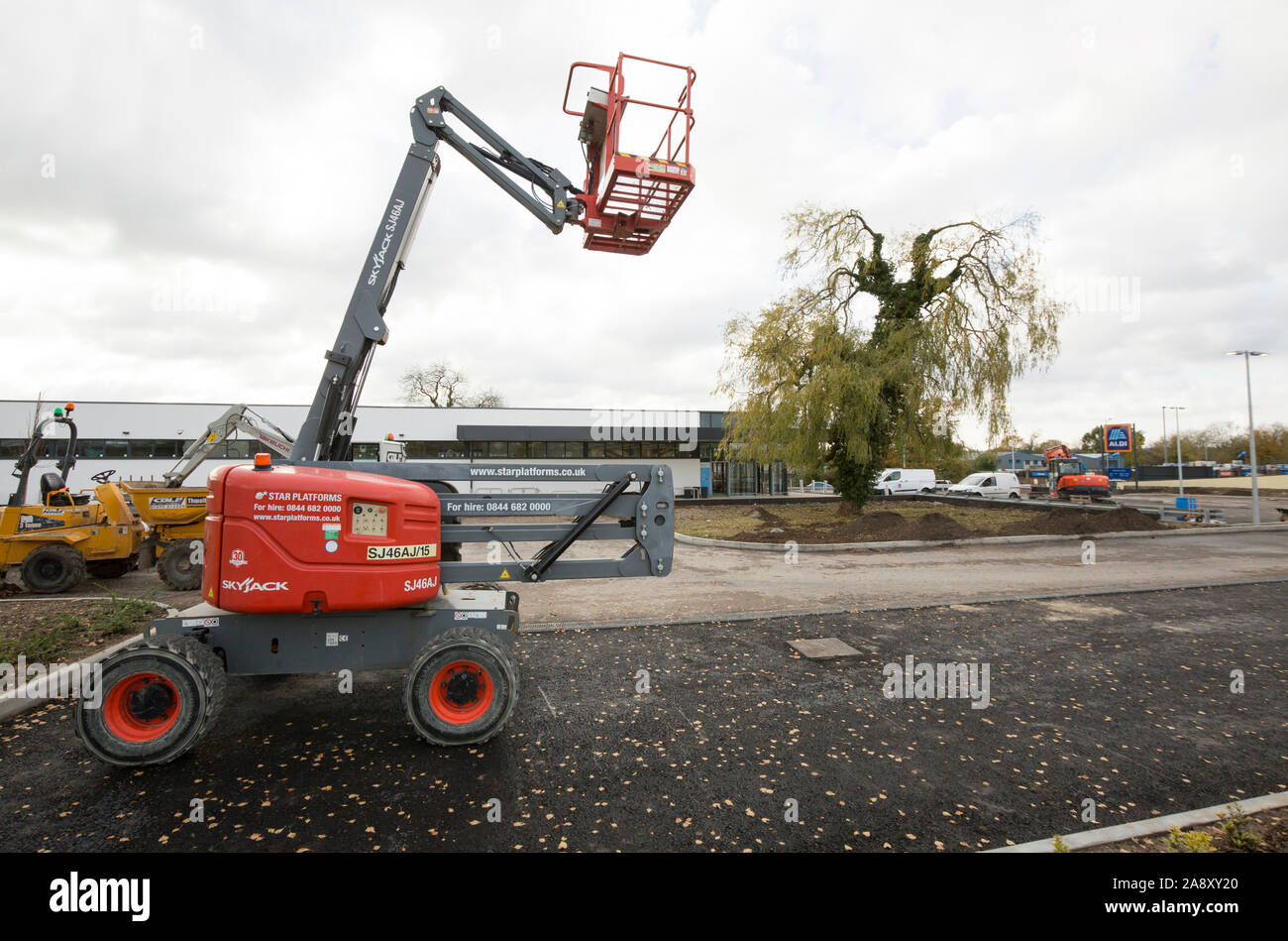 A new Aldi store nearing completion on the outskirts of Gillingham in ...