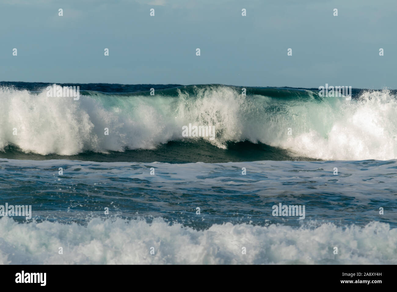 Breaking Ocean wave stock photo Stock Photo - Alamy