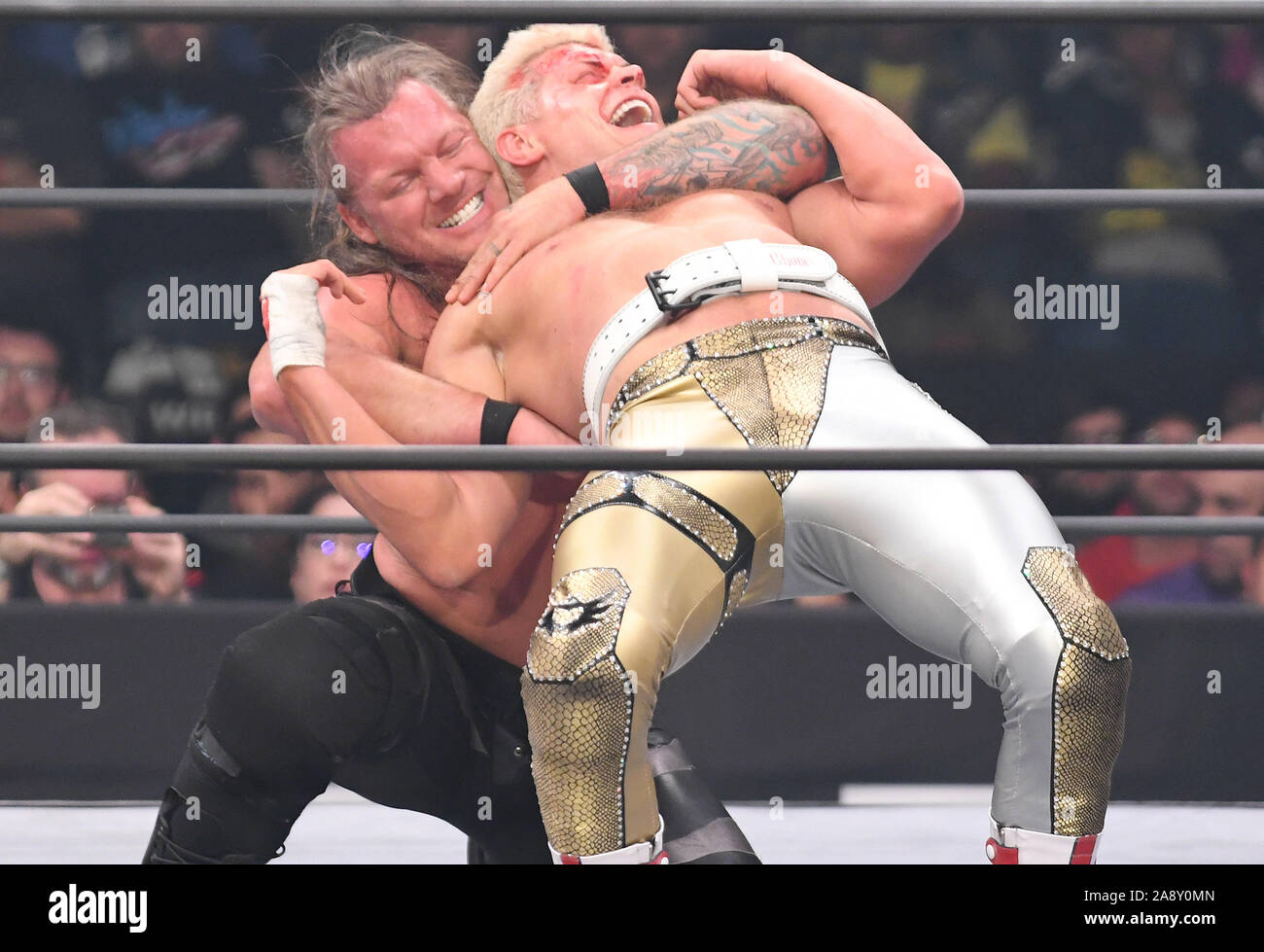 New York, New York, USA. 09th Nov, 2019. Cody Rhodes and Chris JEricho ...