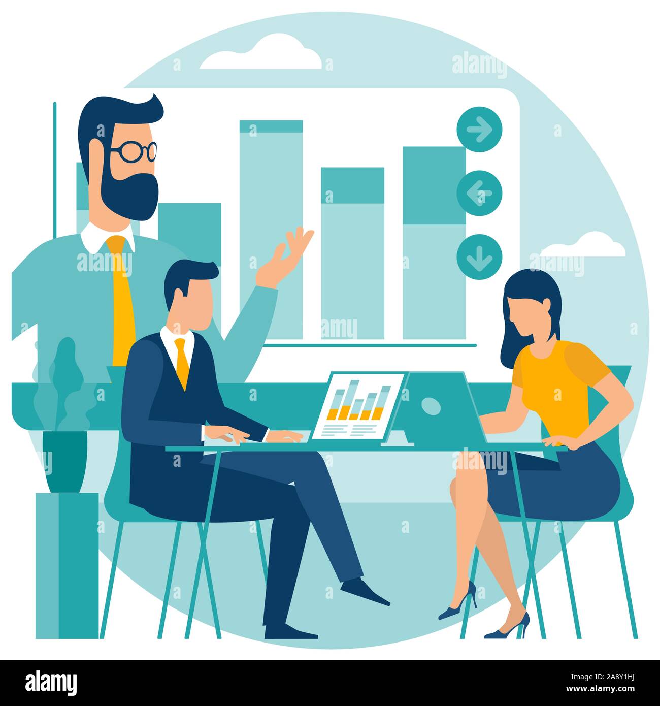 Vector concept distance education hi-res stock photography and images ...