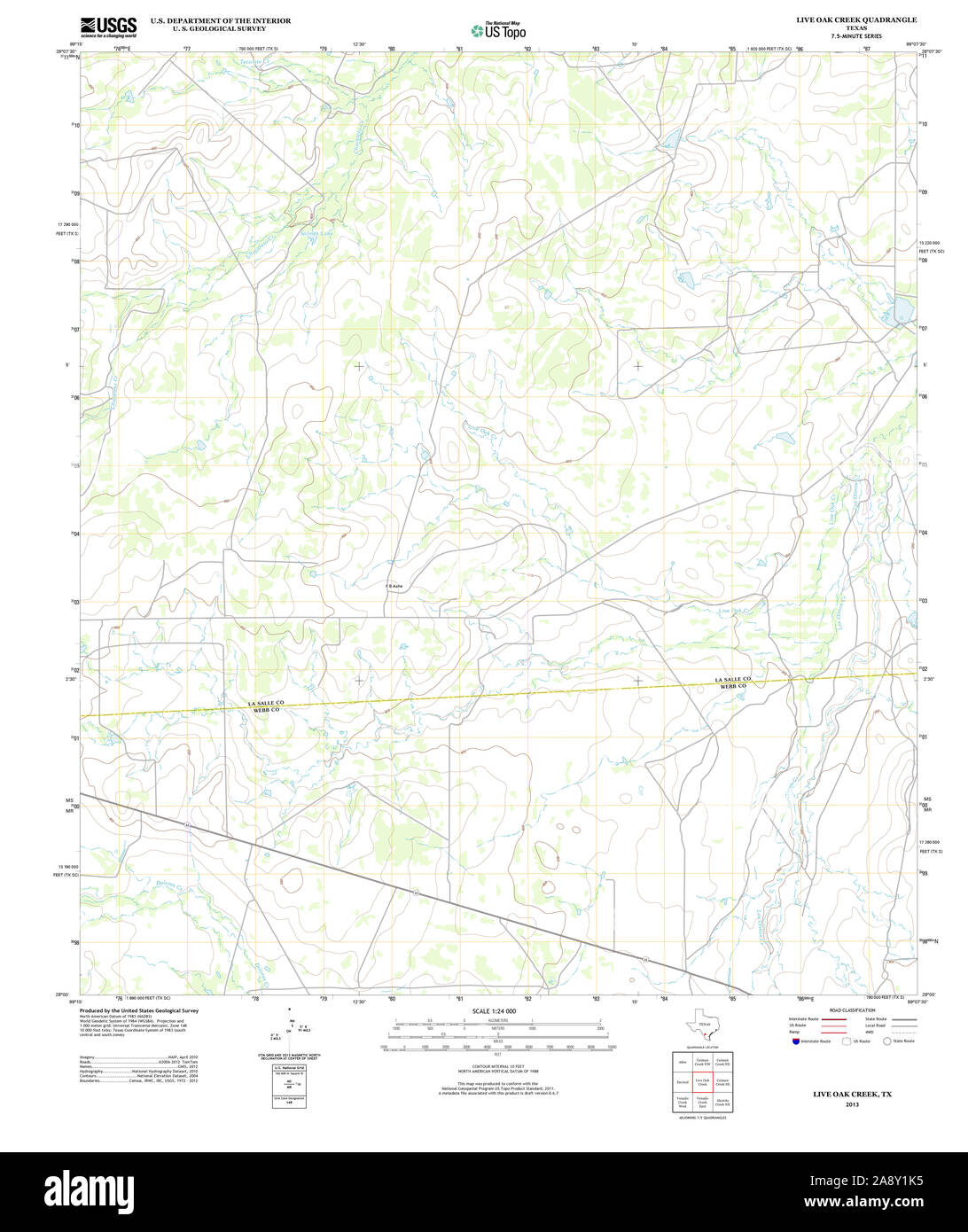 Map of live oak hi-res stock photography and images - Alamy