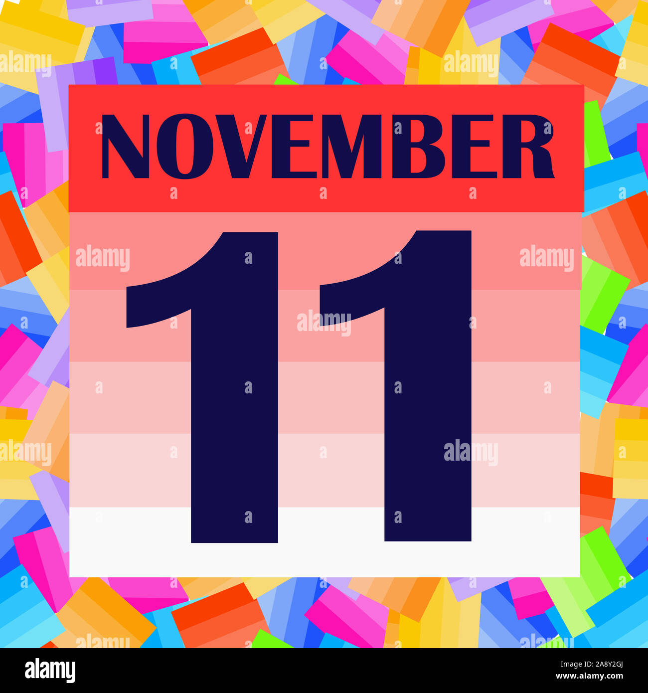 November 11 icon. For planning important day. Banner for holidays and ...