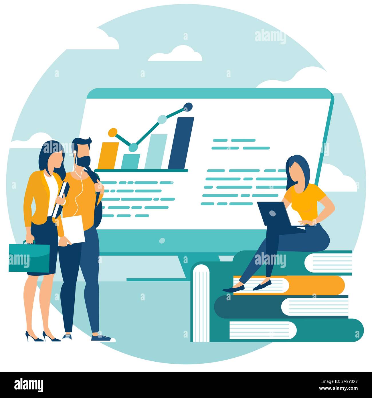 distance and online education Stock Vector Image & Art - Alamy