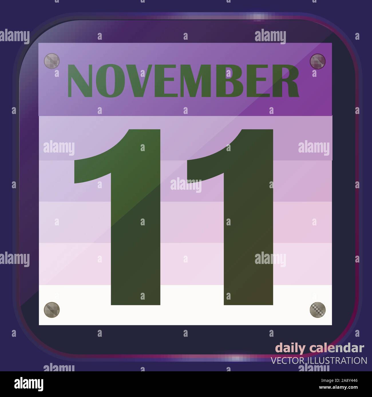 November 11 icon. For planning important day. Banner for holidays and ...