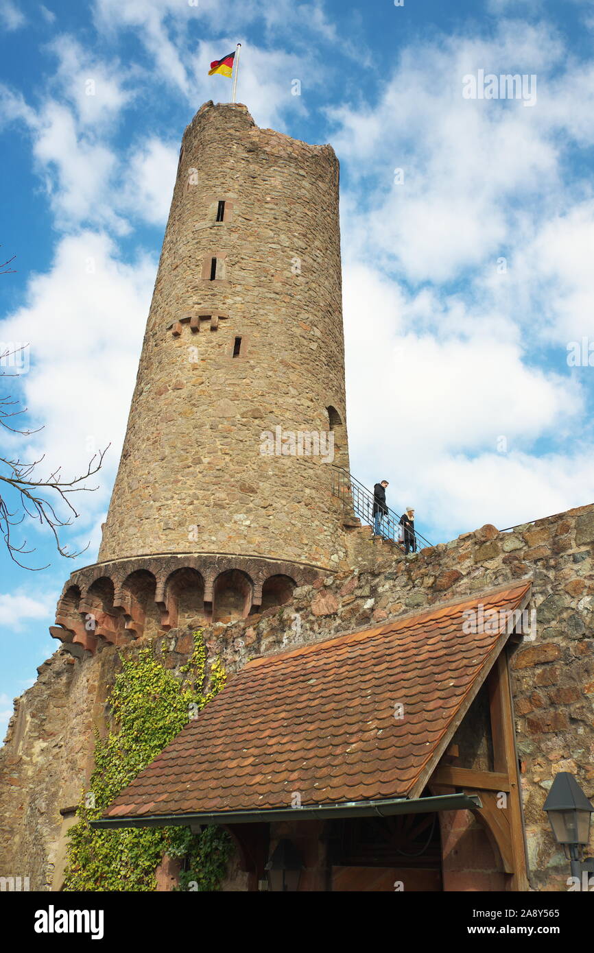 Windeck Castle in Weinheim Stock Photo - Alamy