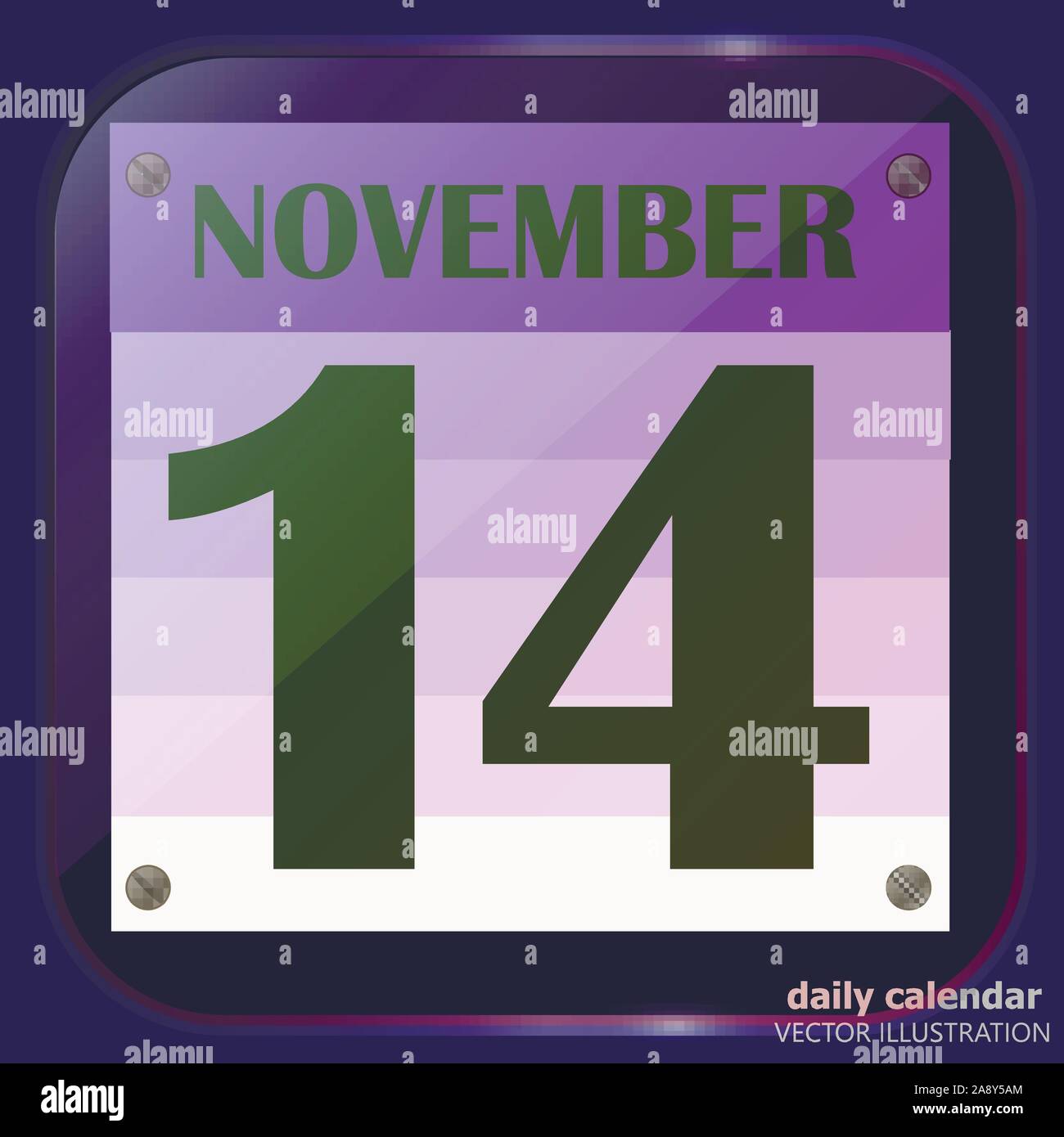 November 14 icon. For planning important day. Banner for holidays and ...
