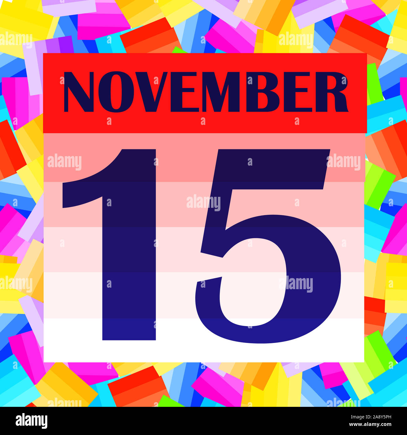 November 15 icon. For planning important day. Banner for holidays and ...