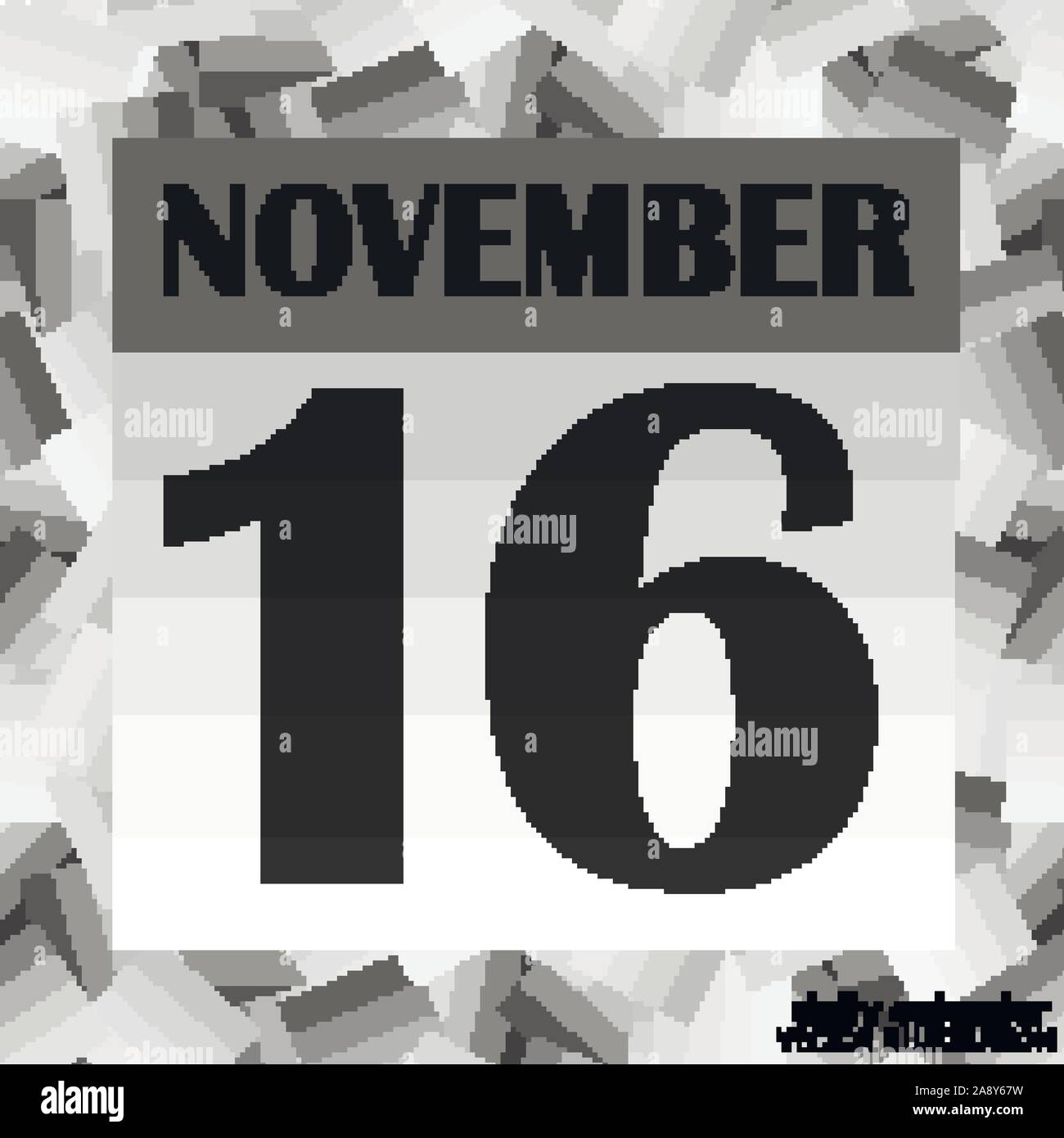 16 november calendar Stock Vector Images - Alamy