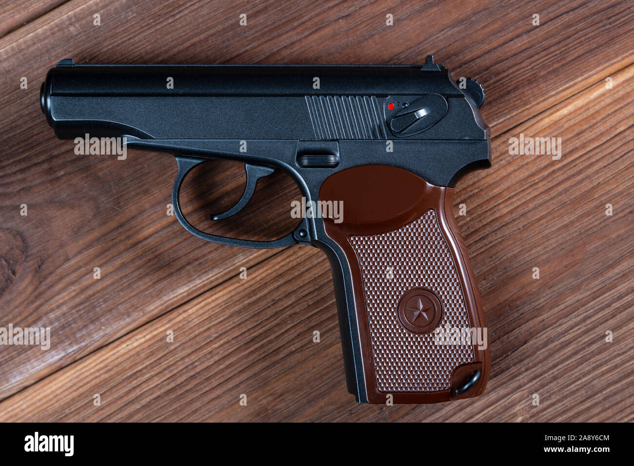 Gun military police top view hi-res stock photography and images - Alamy
