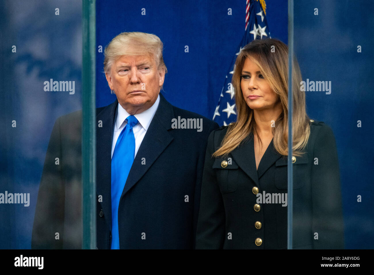 New York, USA, 11 November 2019. US President Donald Trump and First ...