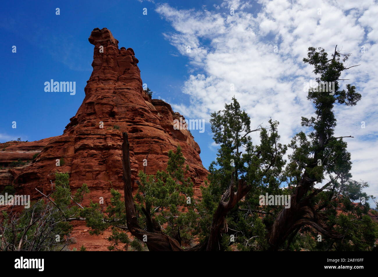 Rock formation in Sedona Stock Photo - Alamy