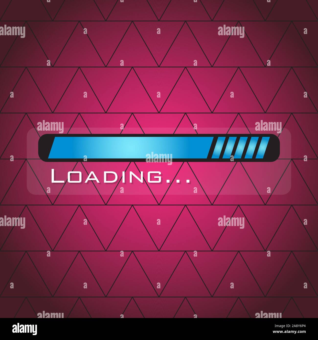 Loading bar over a textured background - Vector Stock Vector Image ...