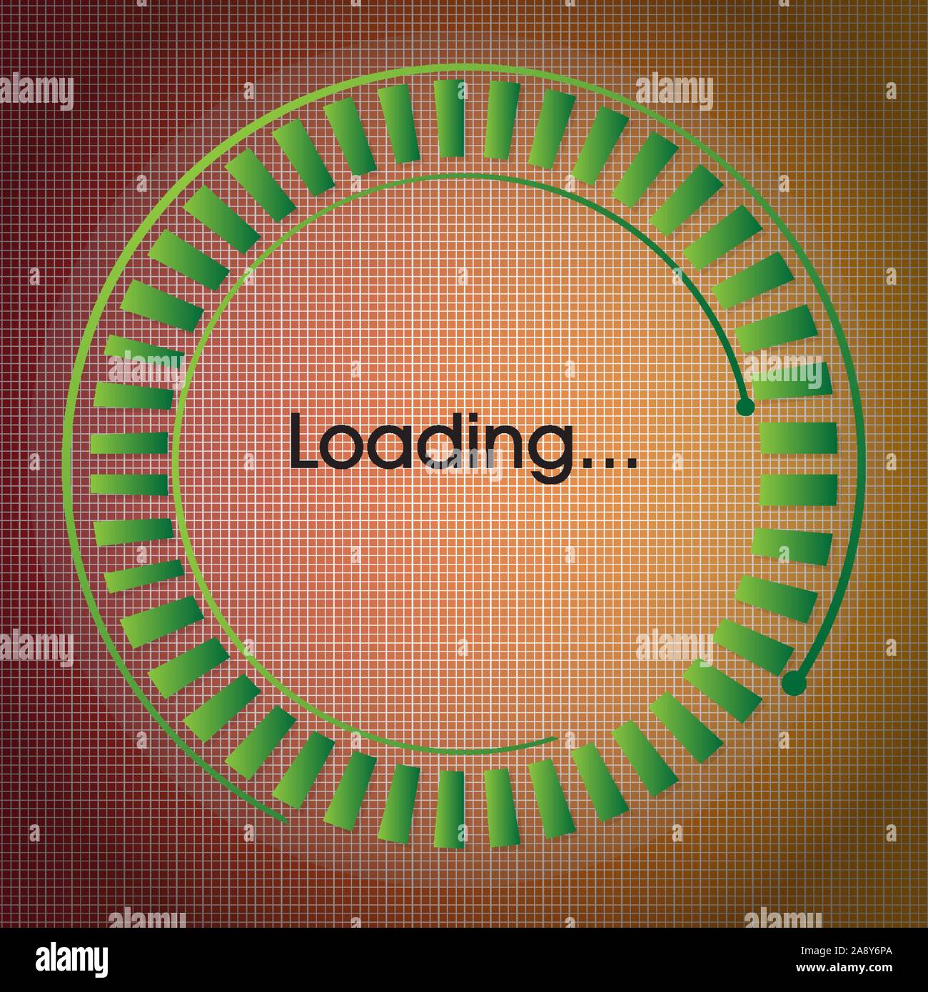 Loading bar over a textured background - Vector Stock Vector Image ...