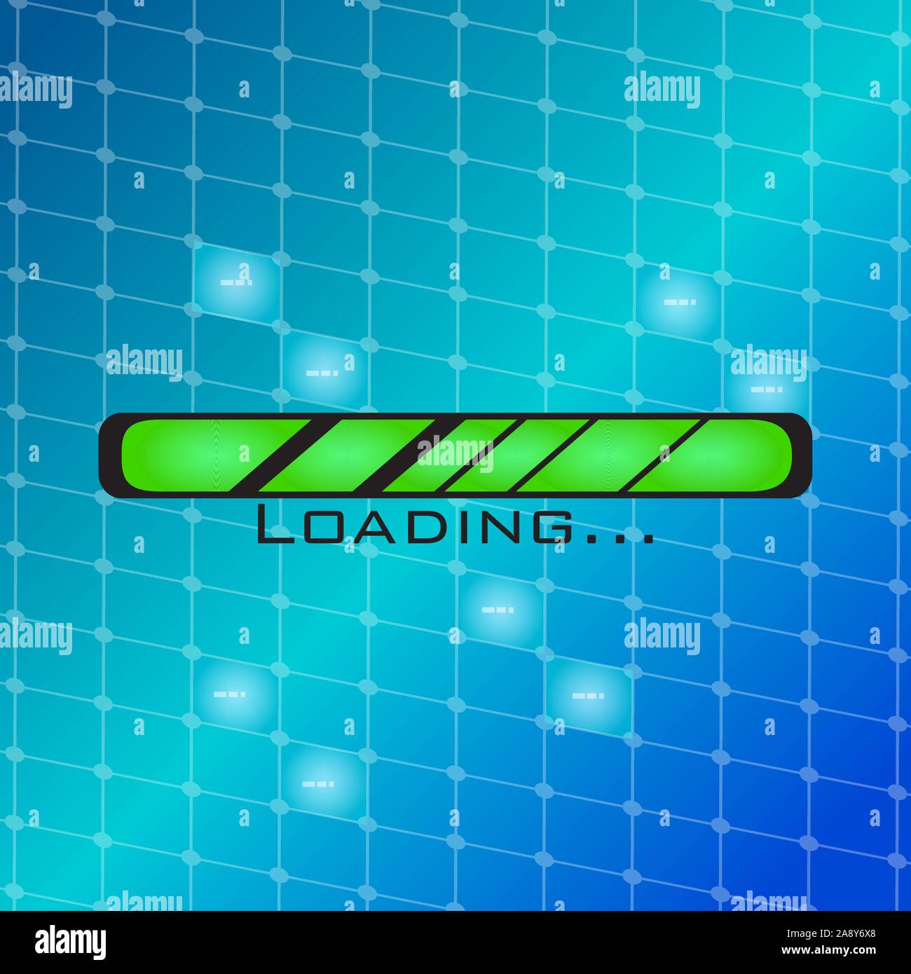 Loading bar over a textured background - Vector Stock Vector Image ...