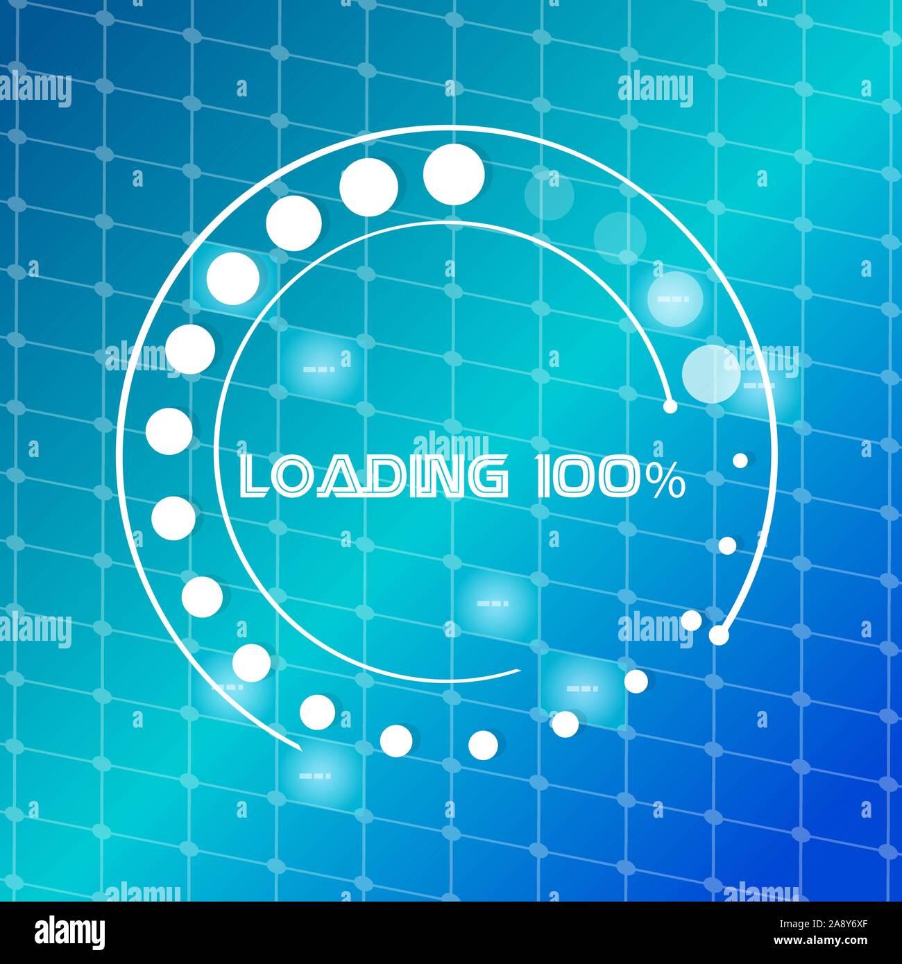 Loading bar over a textured background - Vector Stock Vector Image ...