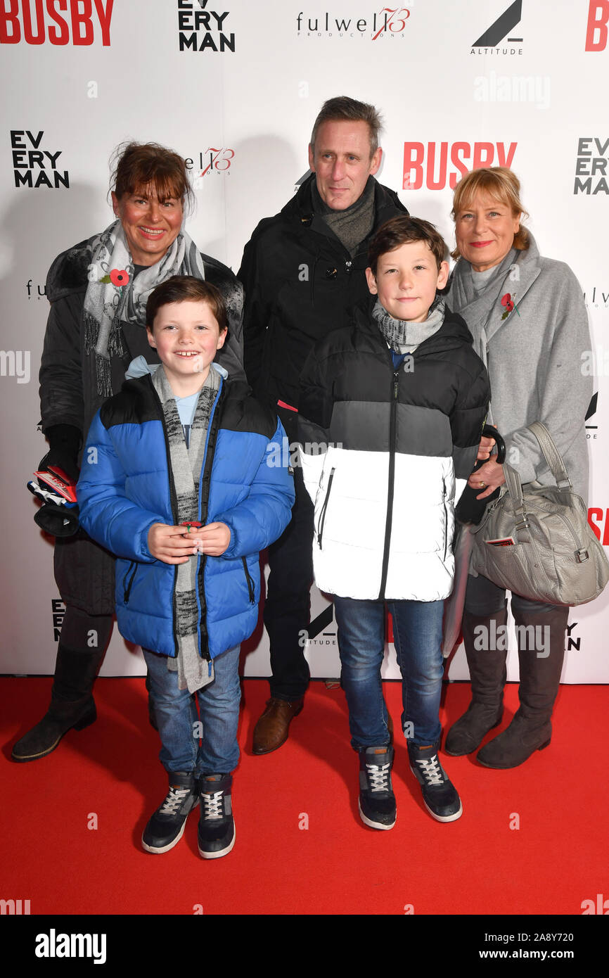 Grandchildren of Sir Matt Busby during the World Premiere of new ...