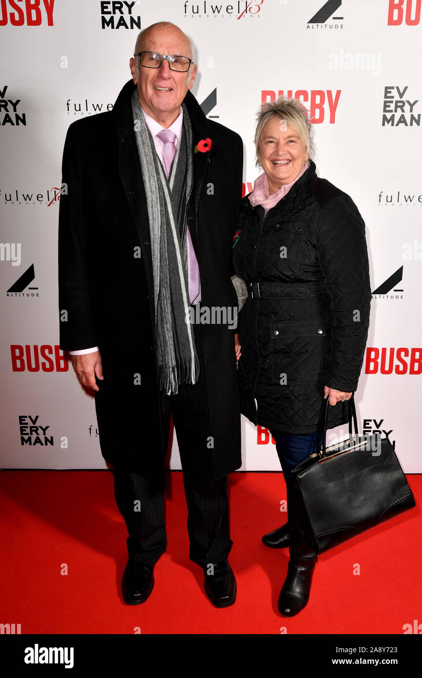 Former Club secretary for MUFC Ken Merrett during the World Premiere of ...