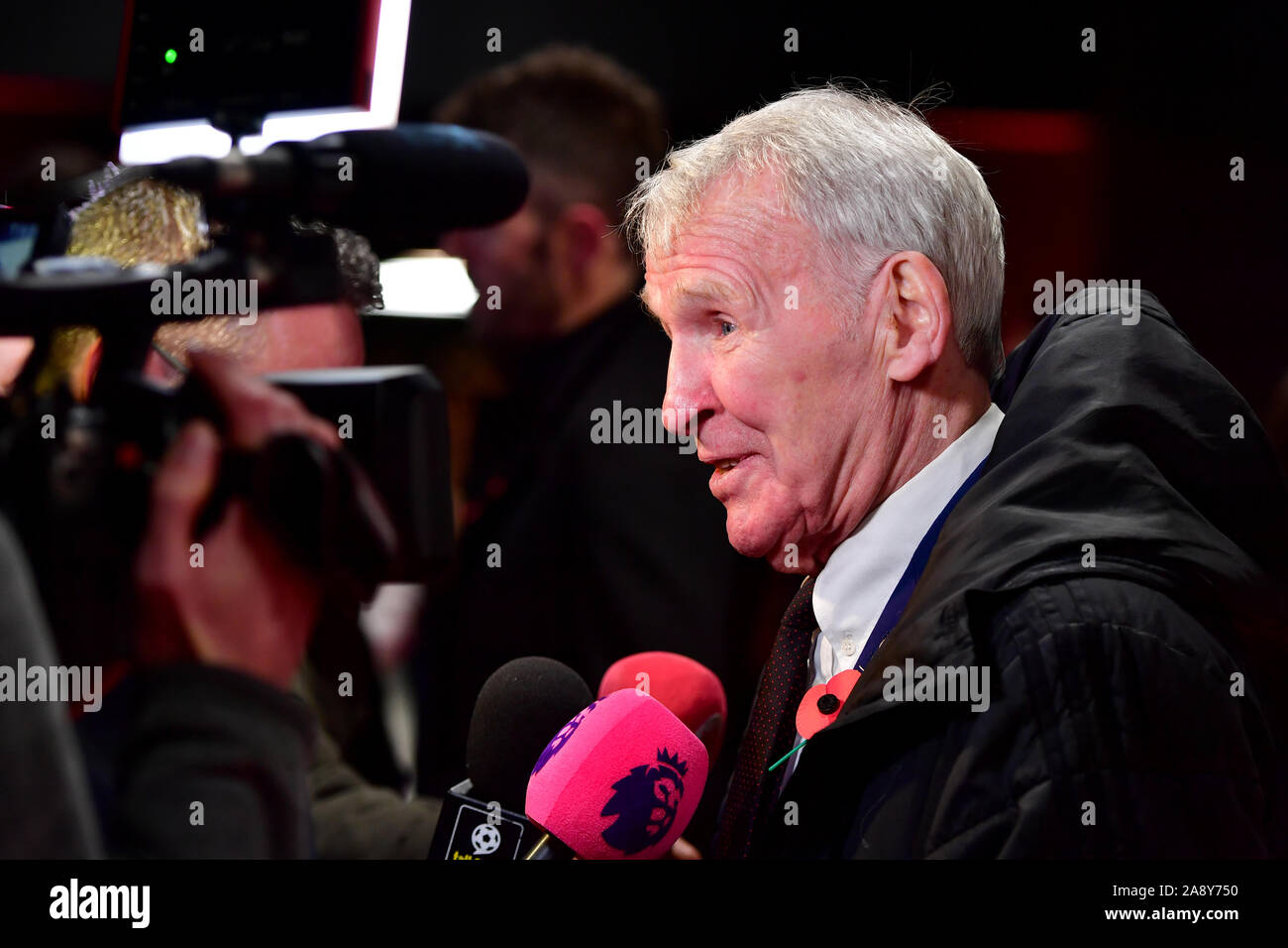 Former Manchester United player Paddy Crerand during the World Premiere ...