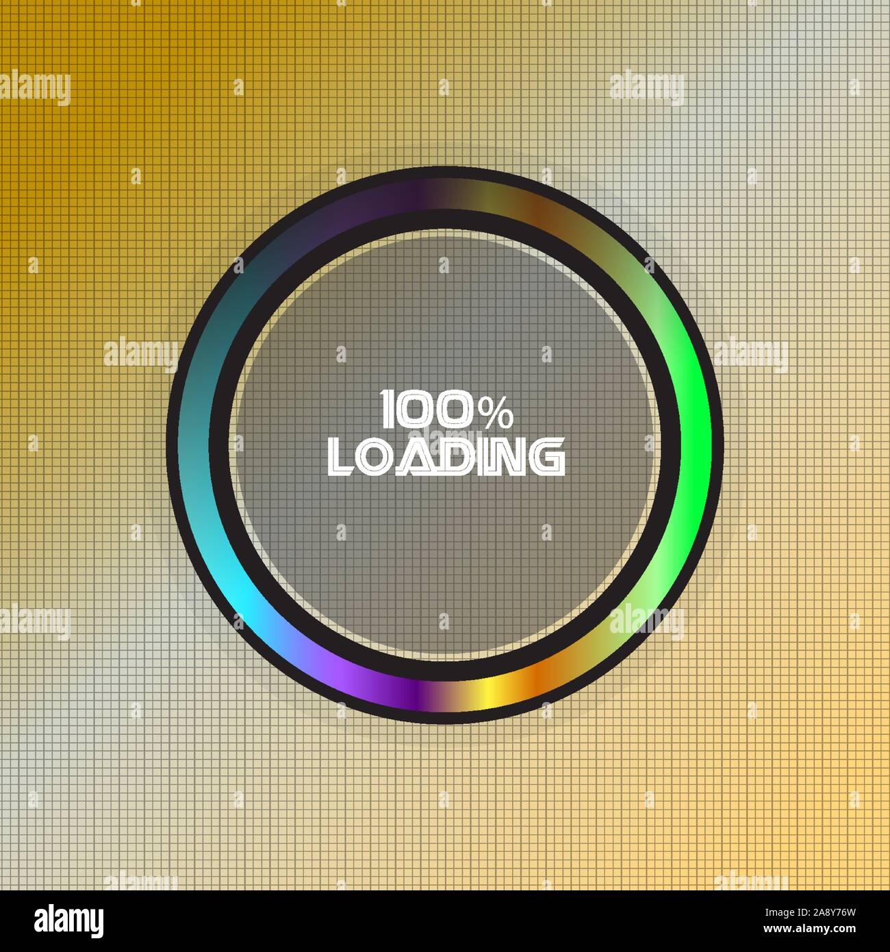 Loading bar over a textured background - Vector Stock Vector Image ...
