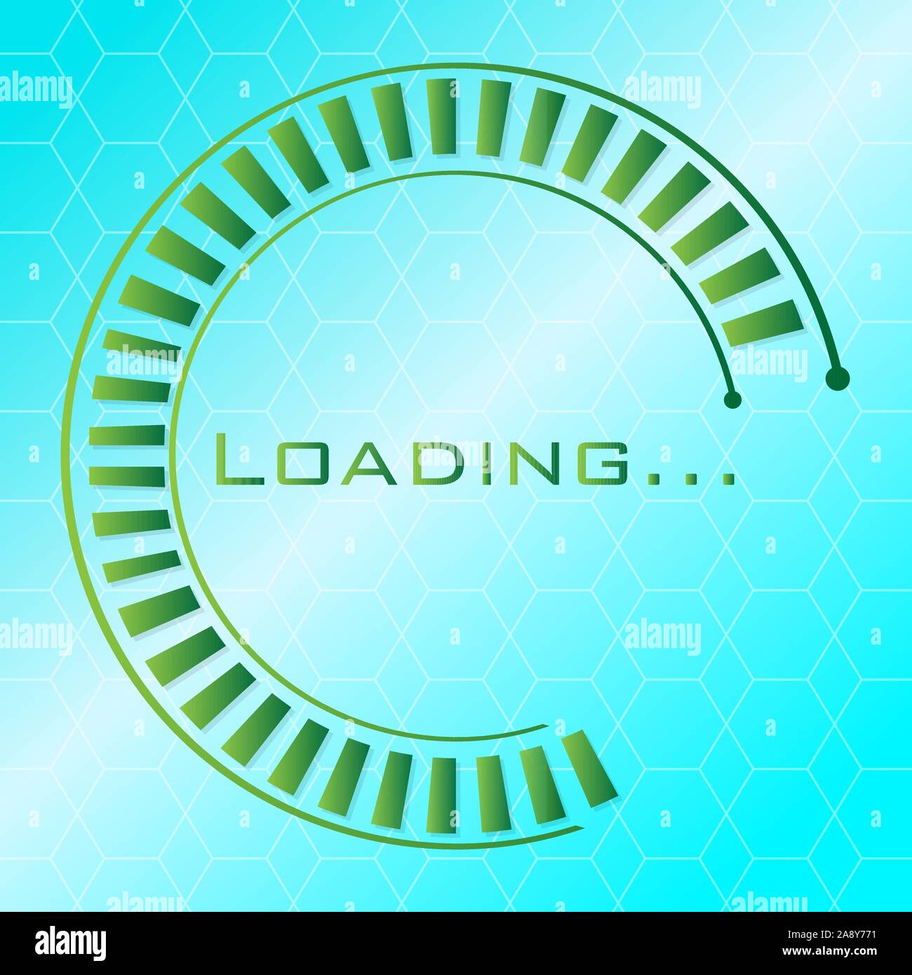 Loading bar over a textured background - Vector Stock Vector Image ...