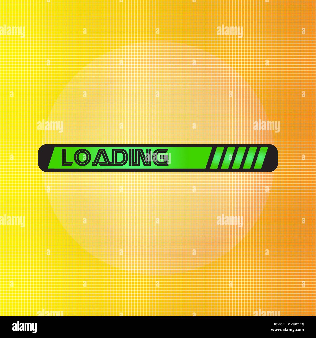Loading bar over a textured background - Vector Stock Vector Image ...