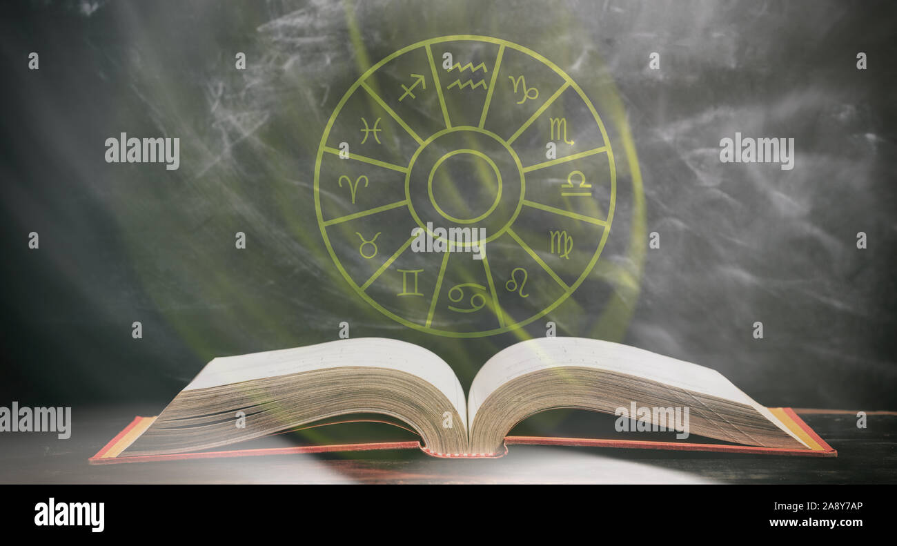 Astrology wheel hi-res stock photography and images - Alamy