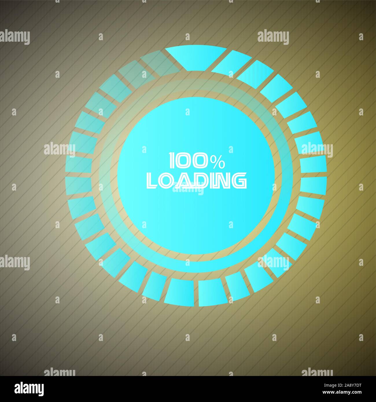 Loading bar over a textured background - Vector Stock Vector Image ...