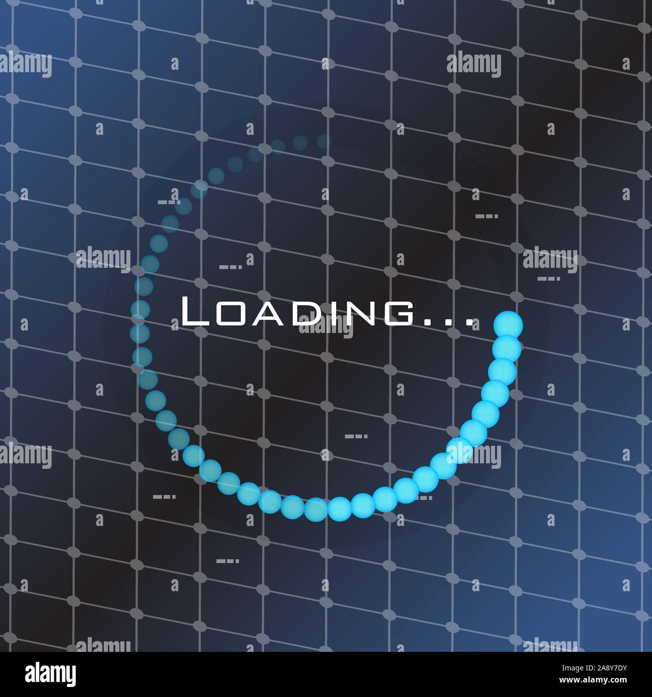 Loading bar over a textured background - Vector Stock Vector Image ...
