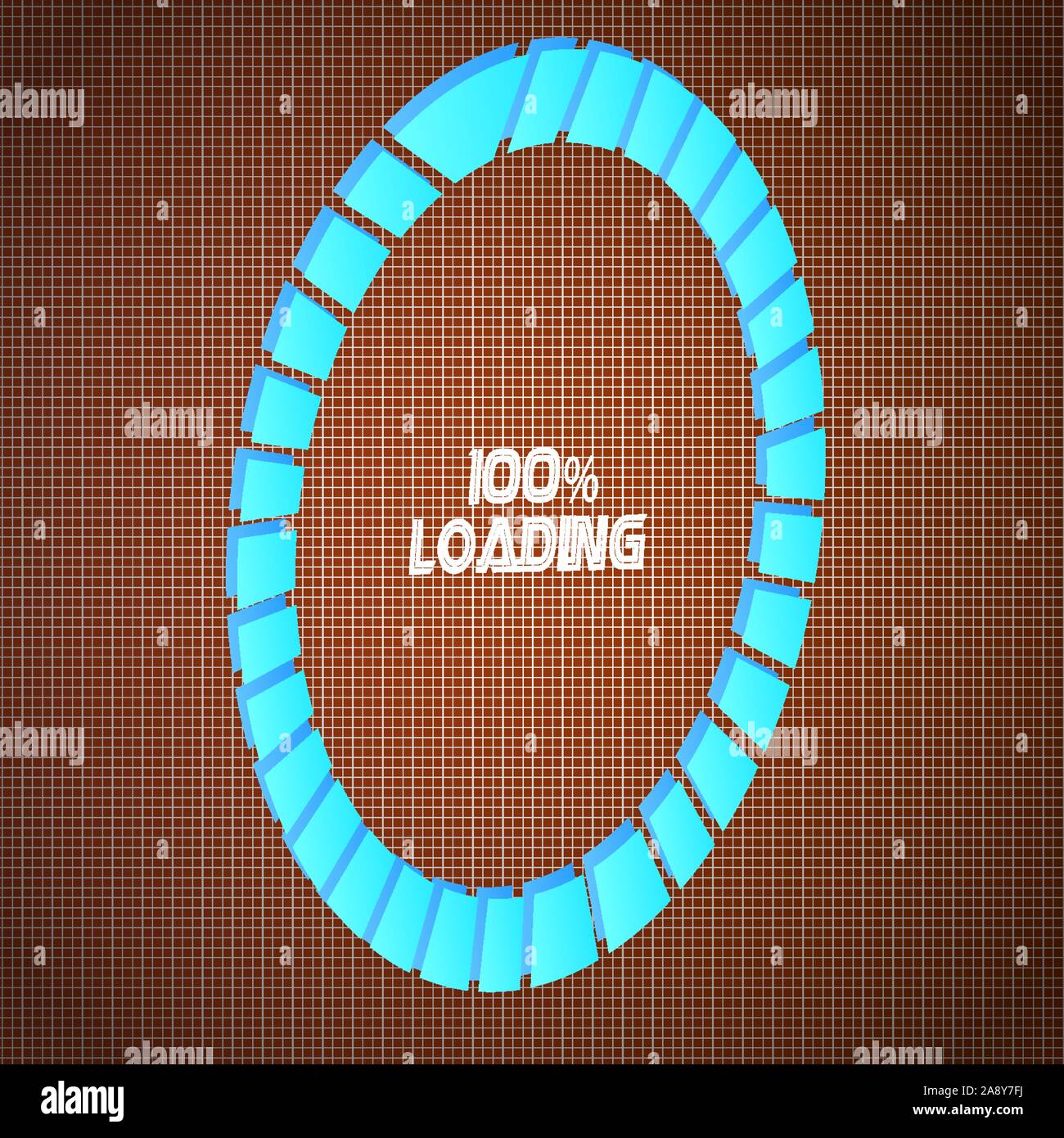Loading bar over a textured background - Vector Stock Vector Image ...