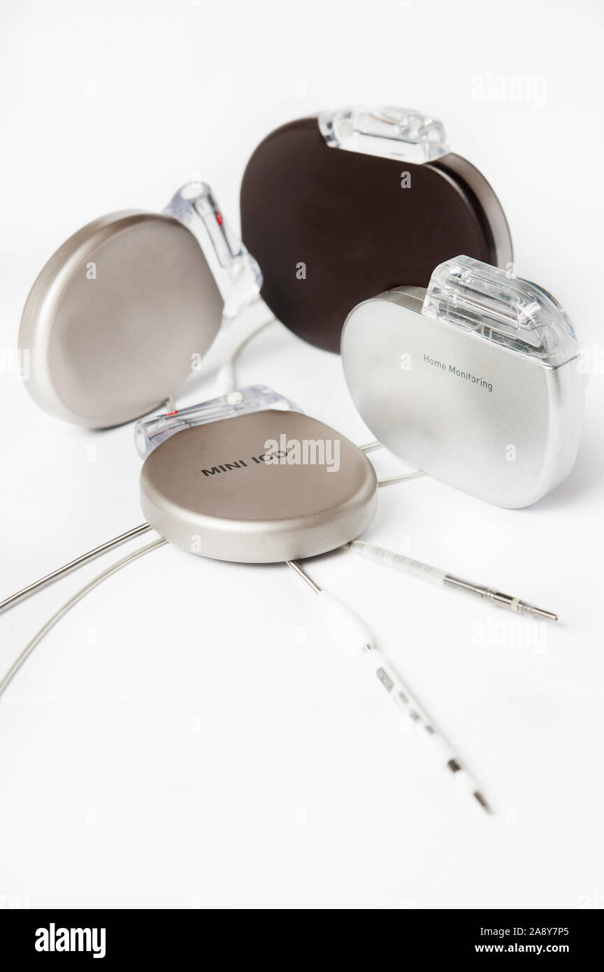 Close up of an ICD Implantable Cardioverter Defibrillator Stock Photo ...