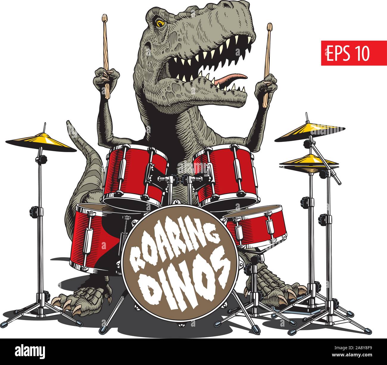 T rex band hi-res stock photography and images - Alamy