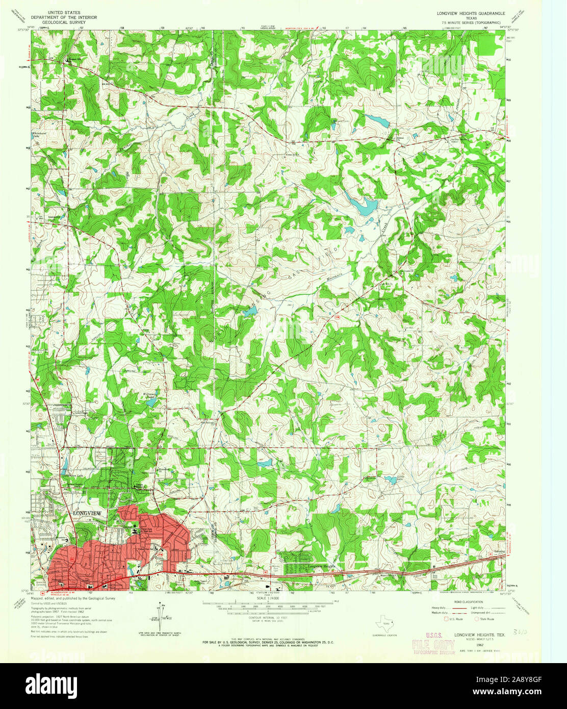 Longview map hi-res stock photography and images - Alamy