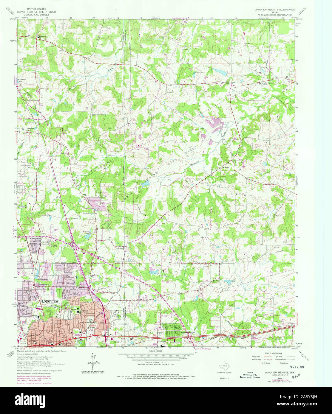 Longview map hi-res stock photography and images - Alamy