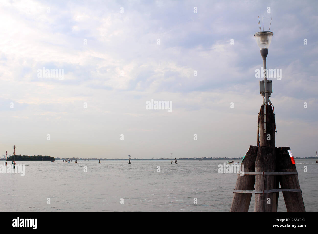 Bricola in Venice Stock Photo - Alamy