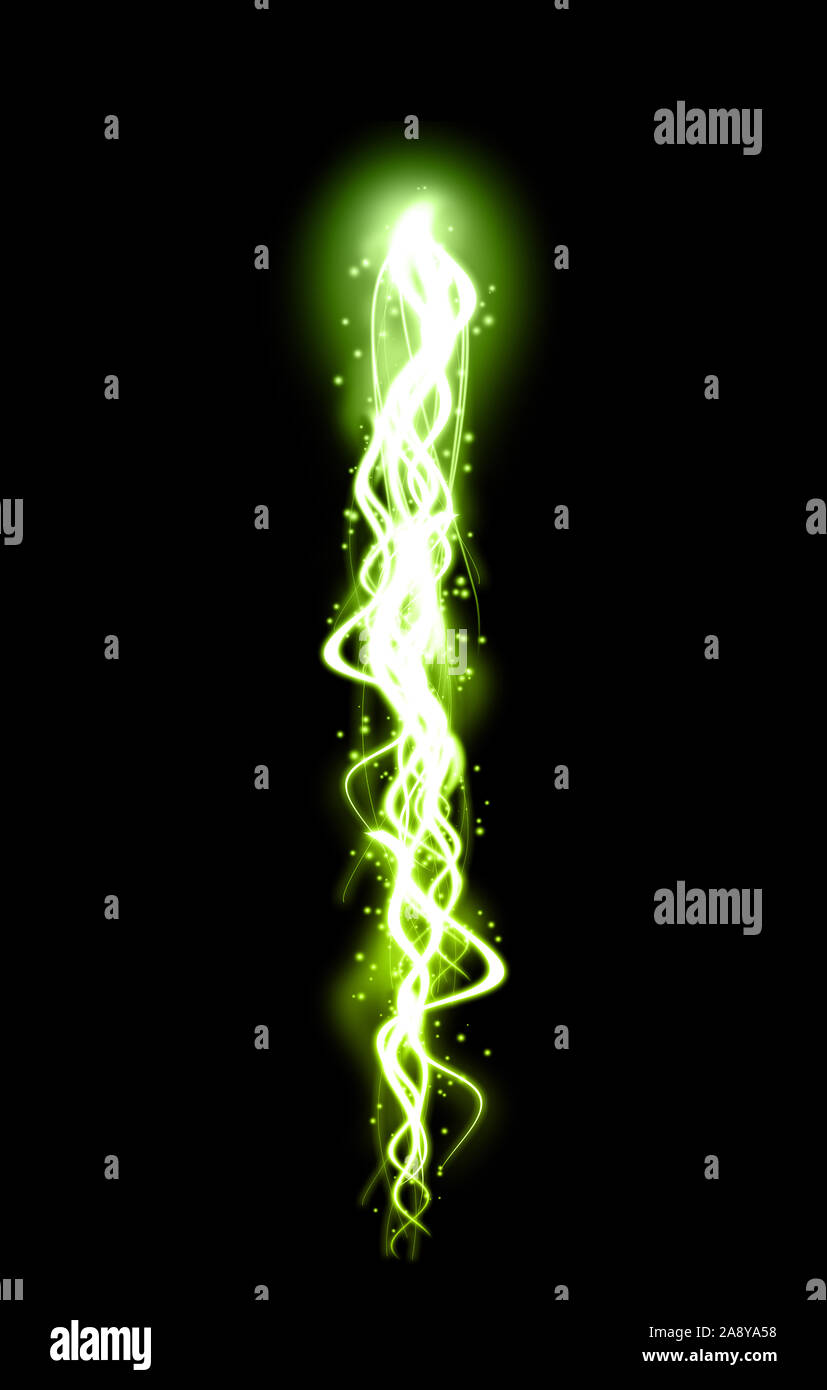 Fire and ice lightning, power and energy abstract Stock Photo - Alamy