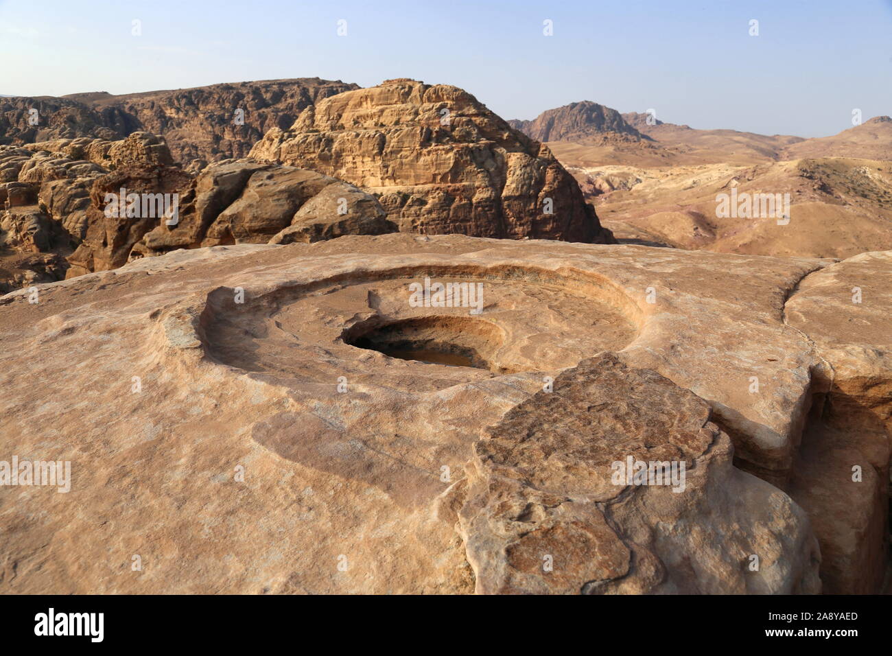 Altar, High Place of Sacrifice, Petra, Wadi Musa, Ma'an Governorate ...
