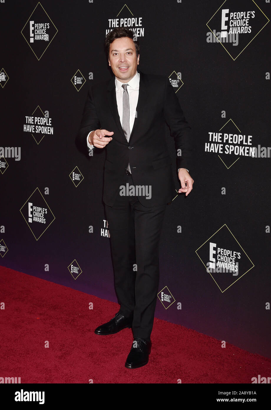 SANTA MONICA, CA - NOVEMBER 10: Jimmy Fallon attends the 2019 E! People ...
