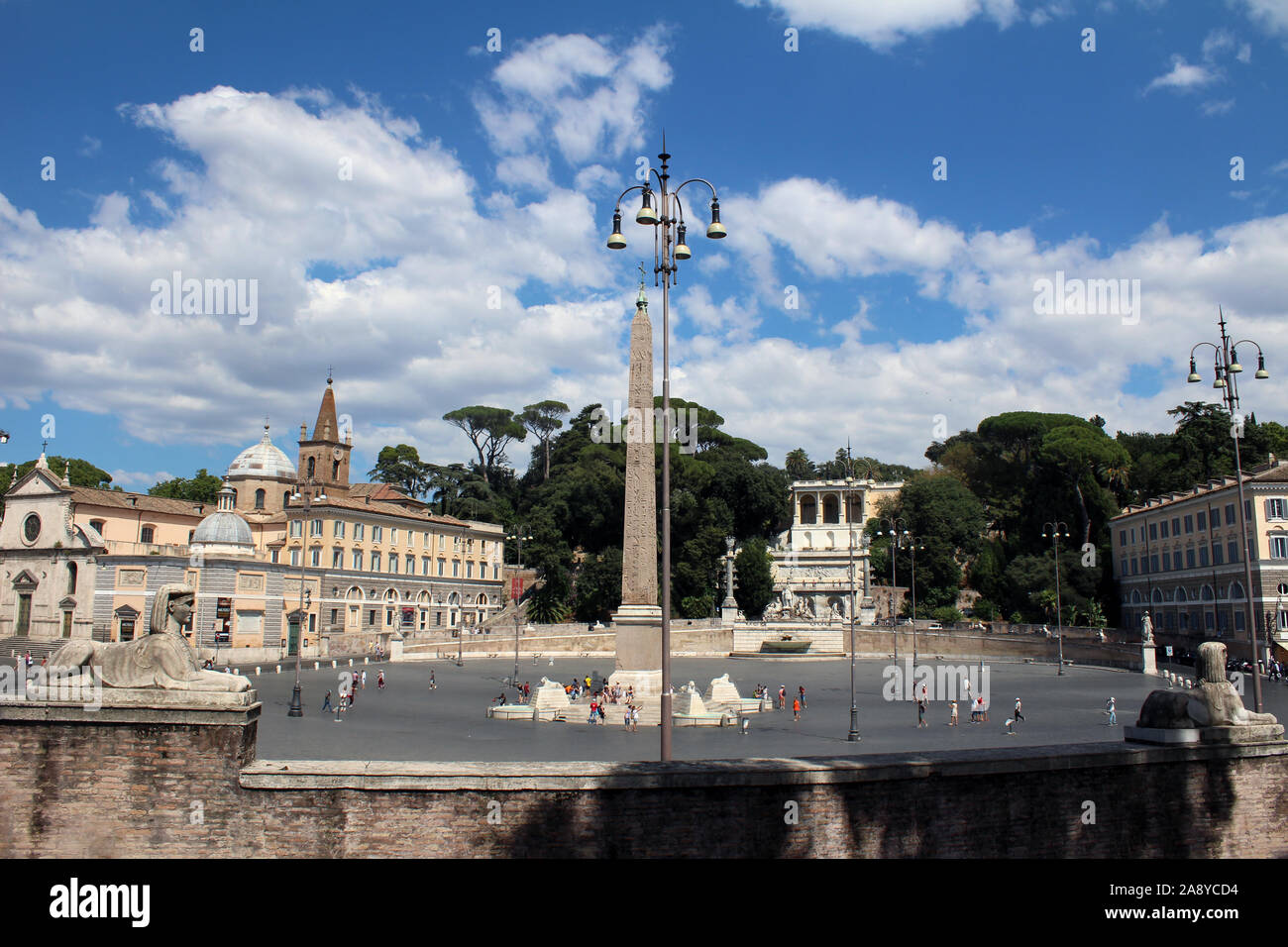 Piazza del Popolo Stock Photo - Alamy