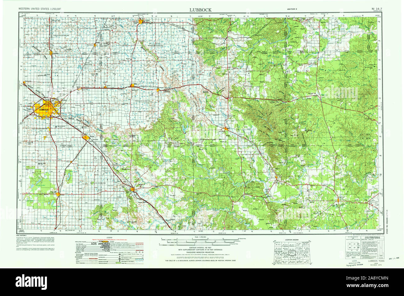 Lubbock texas map hi-res stock photography and images - Alamy