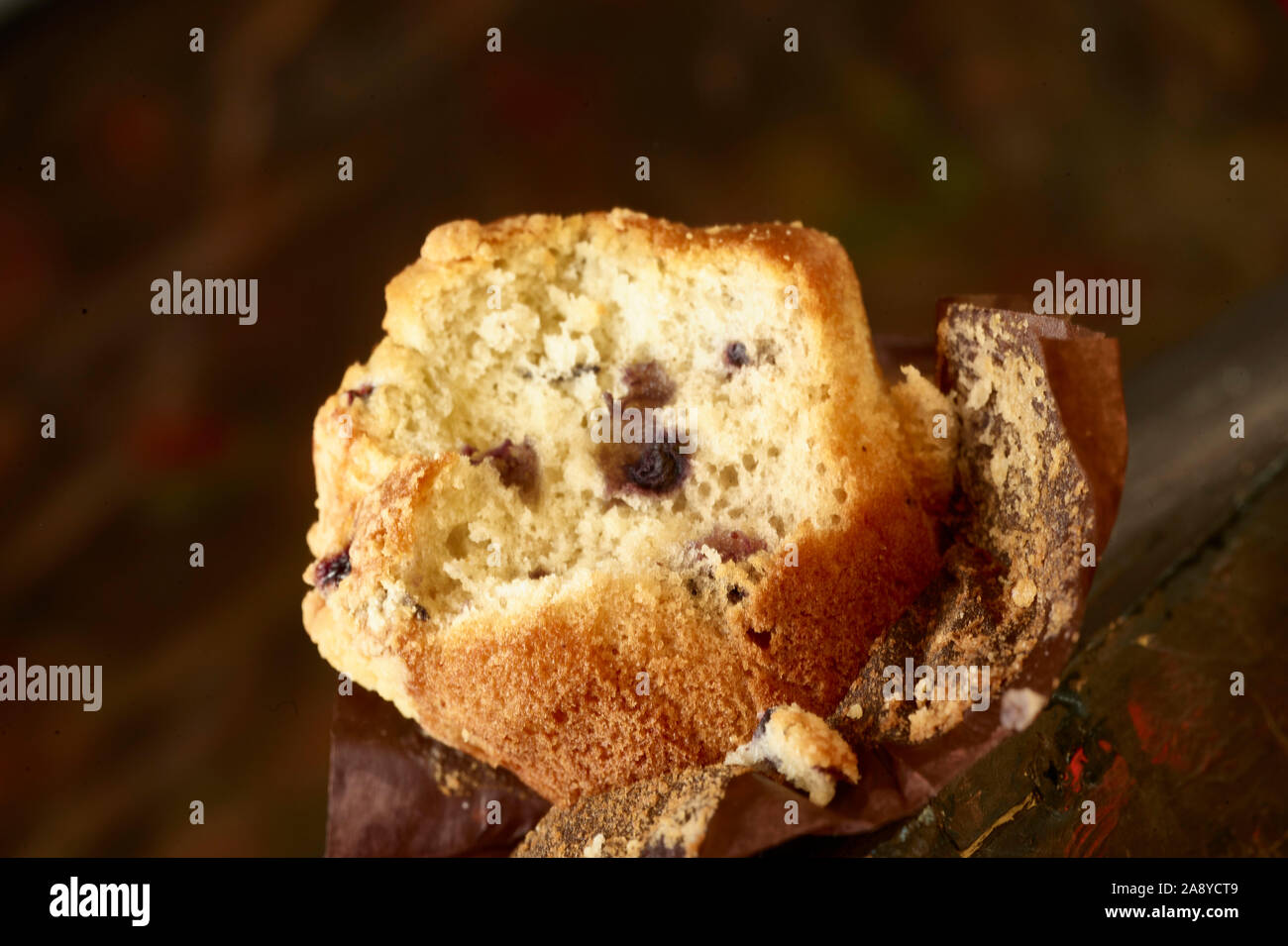 Blueberry muffin food still-life Stock Photo - Alamy