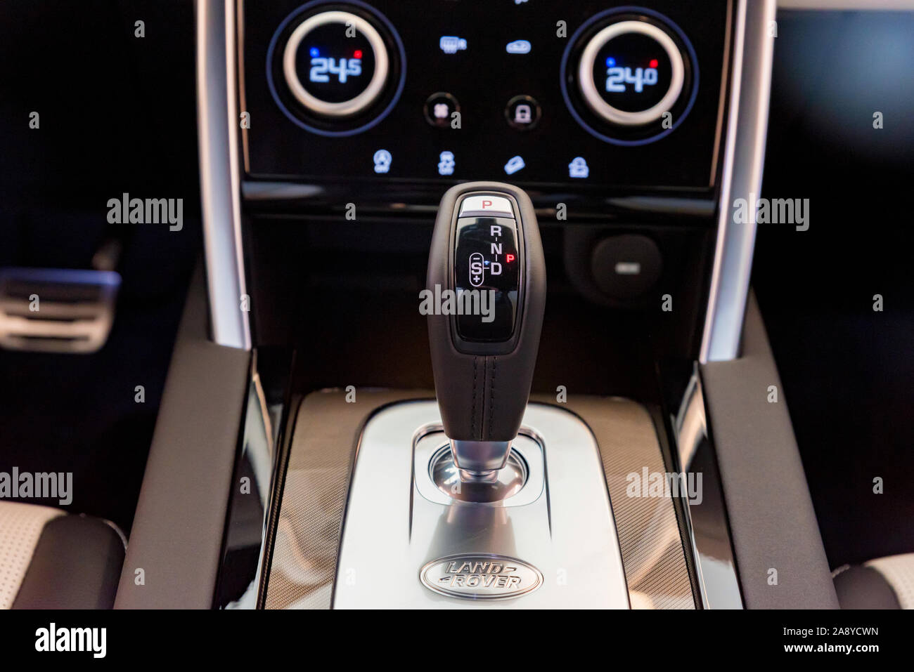ROSTOV-ON-DON, RUSSIA - 08 NOVEMBER 2019: New Land Rover Discovery ...