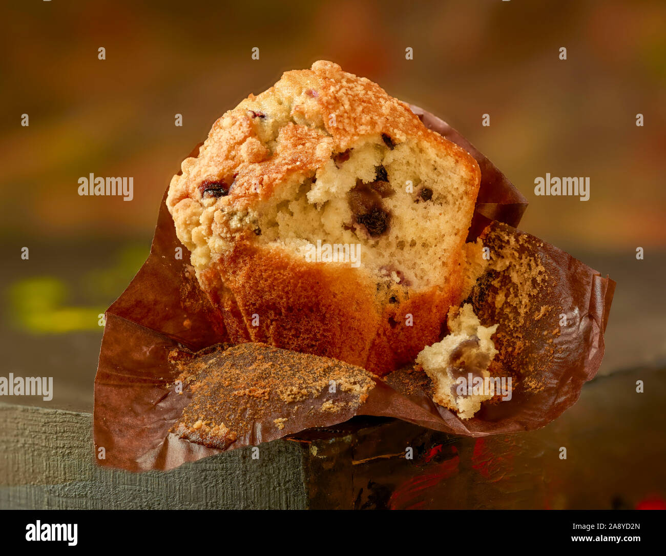 Blueberry muffin food still-life Stock Photo - Alamy
