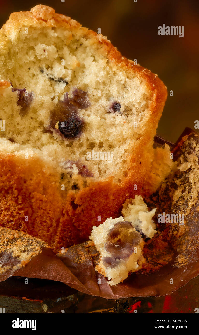 Blueberry muffin food still-life Stock Photo - Alamy