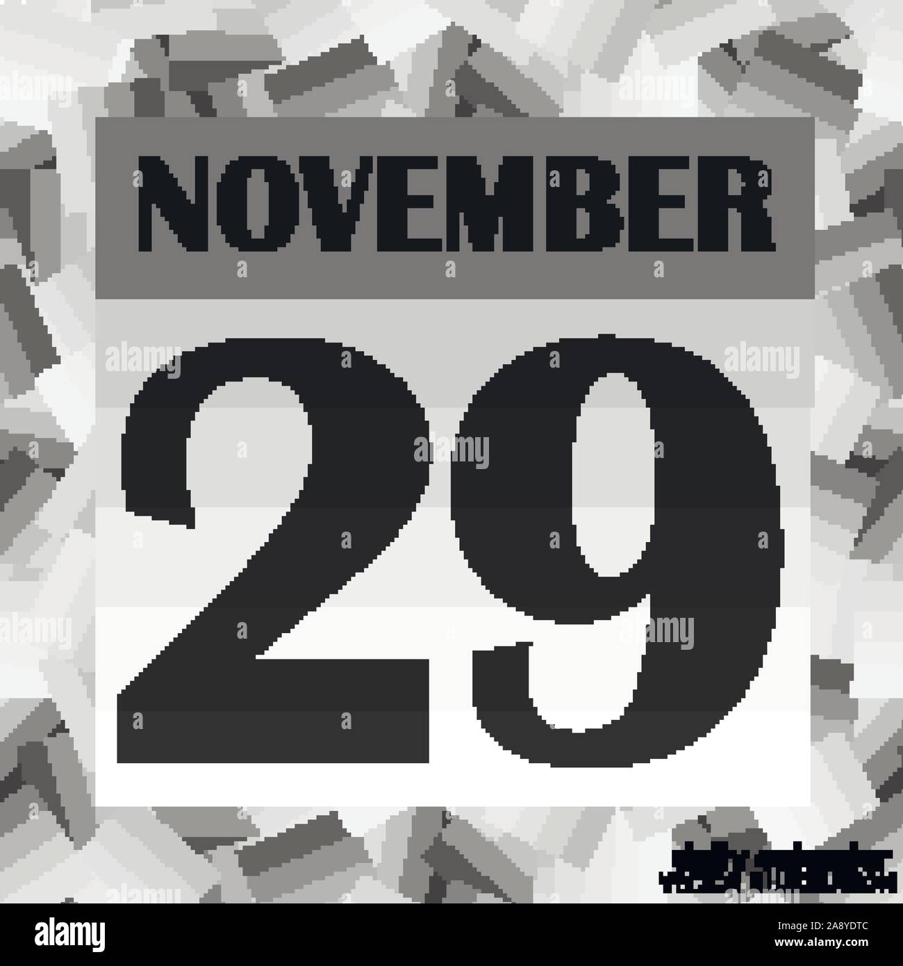 November 29 icon. For planning important day. Banner for holidays and ...