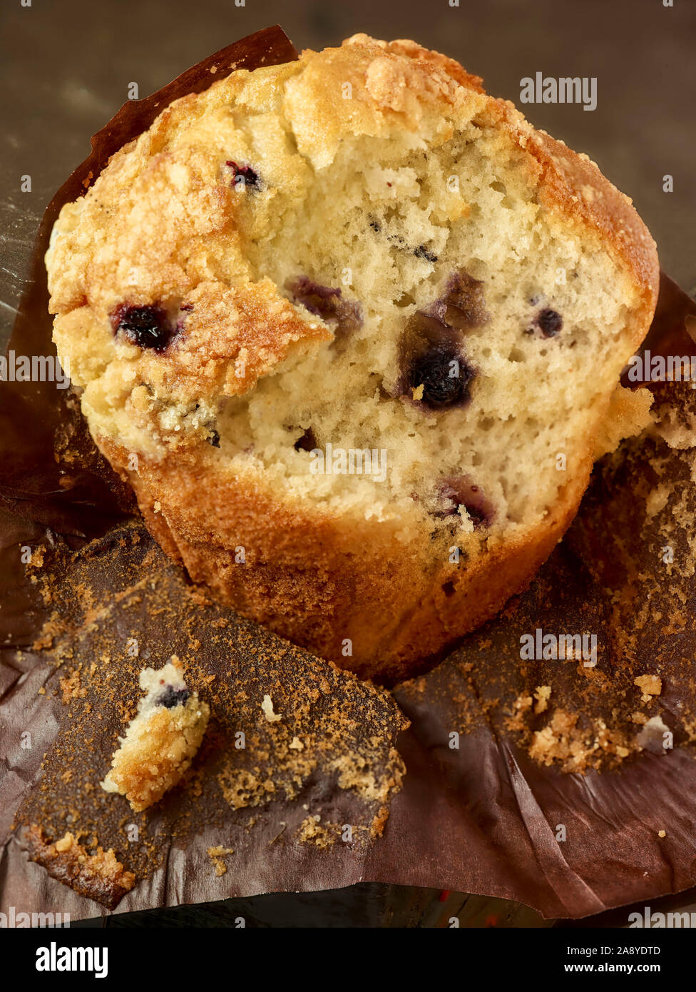 Blueberry muffin food still-life Stock Photo - Alamy