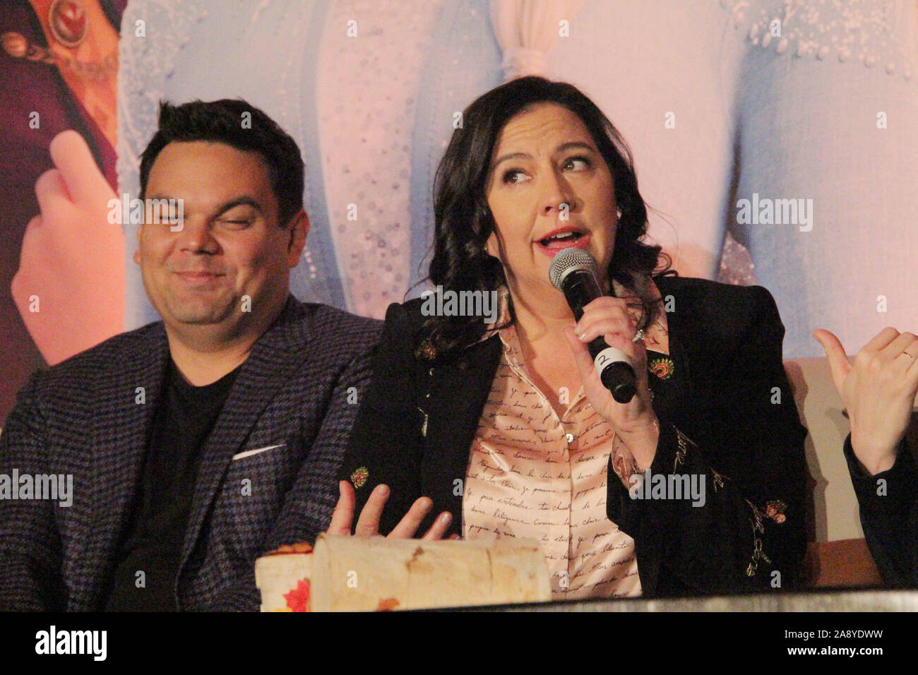 Robert Lopez, Kristen Anderson-Lopez 11/09/2019 "Frozen 2" Press ...